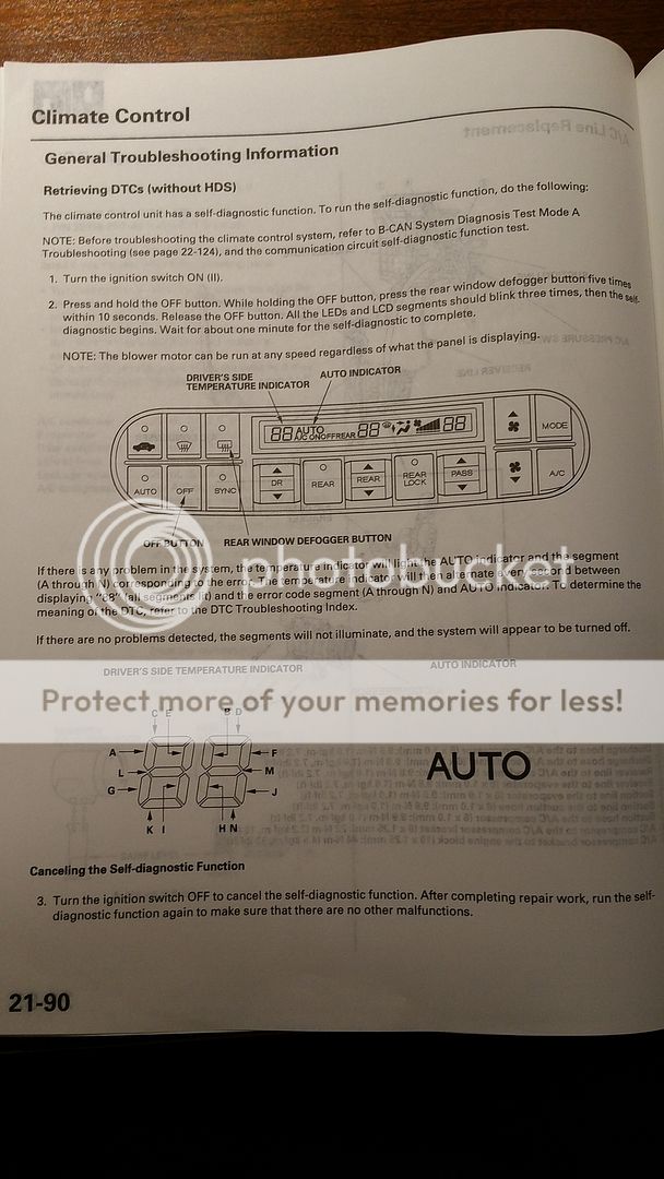 Climate Control Problem | Honda Odyssey Forum